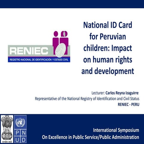 National ID Card for Peruvian children: Impact on human rights and ...