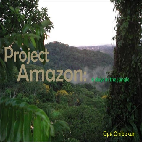 Project Amazon: 8 days in the Jungle | PPT