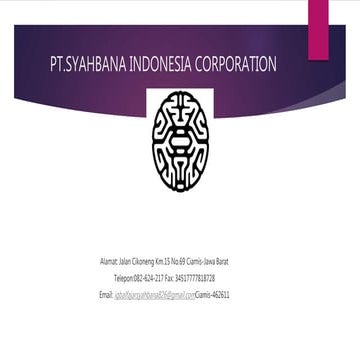 CONTOH POWER POINT MATERI PERUSAHAAN | PPTX