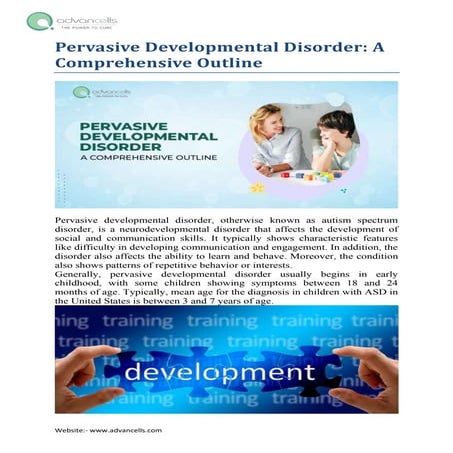 Pervasive Developmental Disorder: causes, symptoms & treatment | PDF