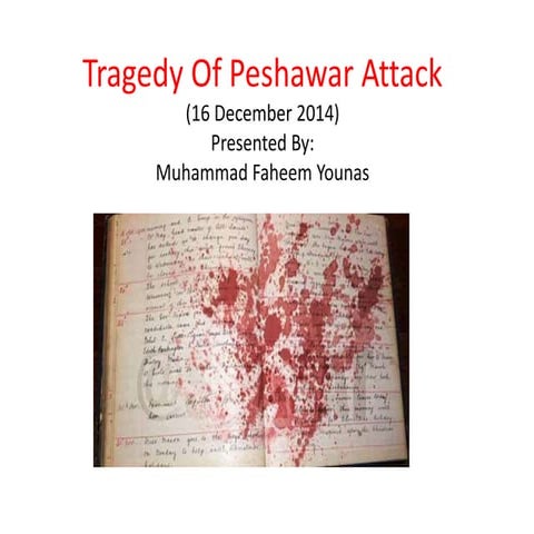Peshawar attack | PPTX
