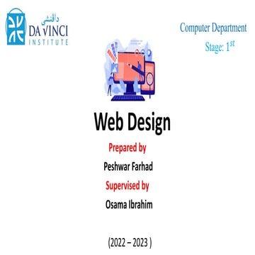 Web Design Presentation | PPTX