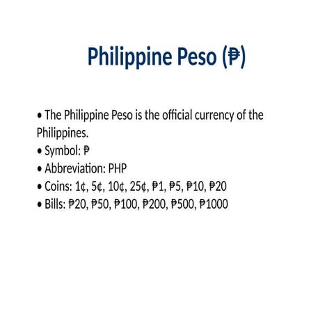 Peso_Money_PPT.pptx..................... | PPTX