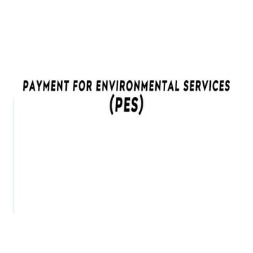 PES (payment for Environmental Services).pdf