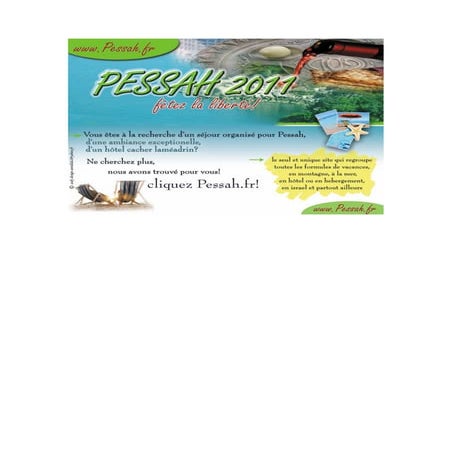 Vacances Pessah | DOC