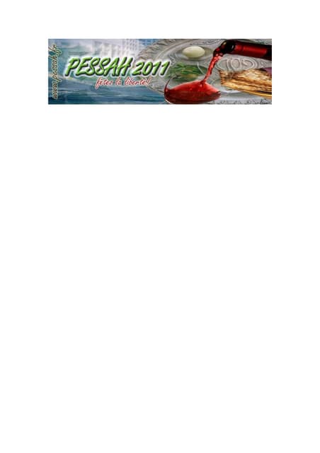 Vacances Pessah | PDF