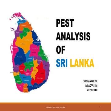 Pest Analysis of Sri Lanka | PPTX