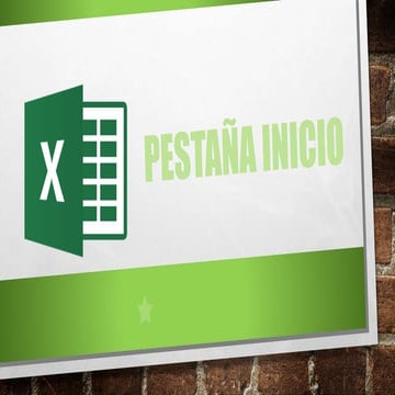 Pestaña inicio de Excel 2013 | PPTX