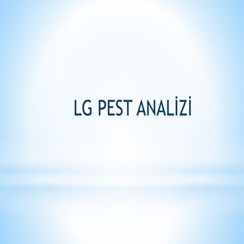 Pest analizi | PPTX