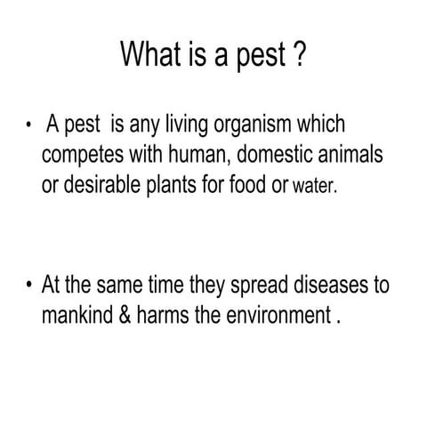 Pest control ppt | PPTX