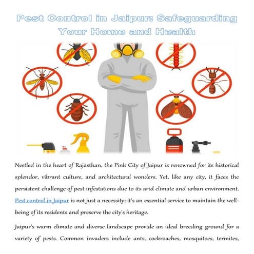 Pest Control in Jaipur Safeguarding Your Home and Health.pdf | Indoor ...
