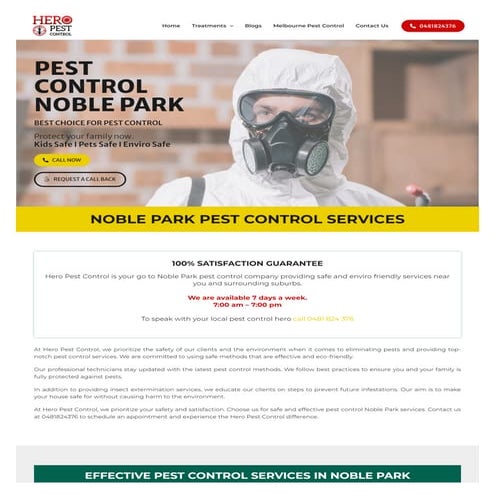 Defend Your Domain with Noble Park's Hero Pest Control Specialists | PDF