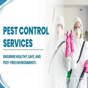 Pest Control Services: The Key to Maintaining a Clean and Pest-Free ...