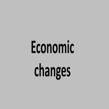 Economic changes | PDF