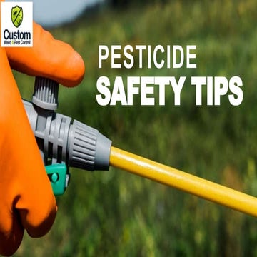 Pesticide Safety Tips | PPTX