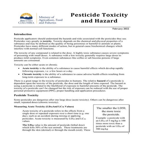 Pesticide Poisoning & First Aid.powerpoint | PPT
