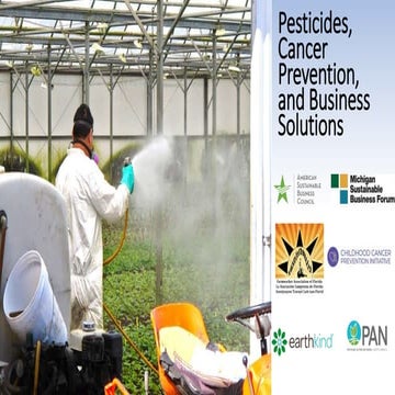 Pesticides, Cancer Prevention & Business Solutions | PPT