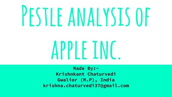 Pestle analysis | PPT