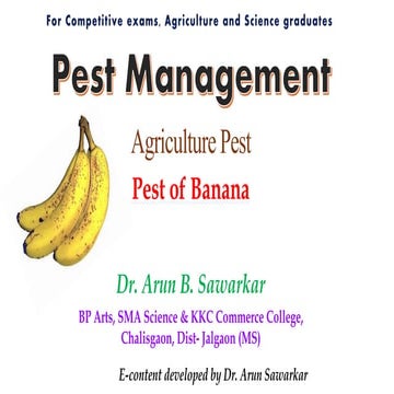 Insect pests of banana | PDF
