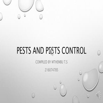 Pesticide formulations | PPT