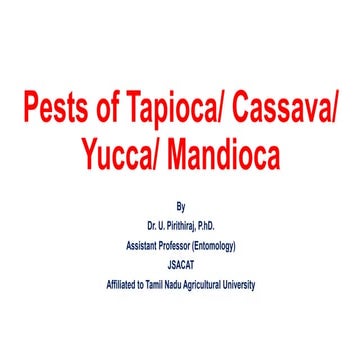 Pests of tapioca yam colocasia bionomics.pdf