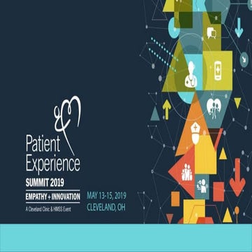 2019 Patient Experience Summit Attendee Insights | PPTX