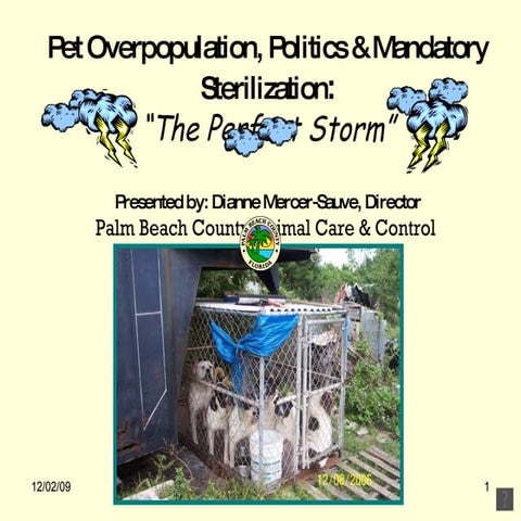 Pet Overpopulation, Politics And Mandatory Sterilization Spay Usa | PPT