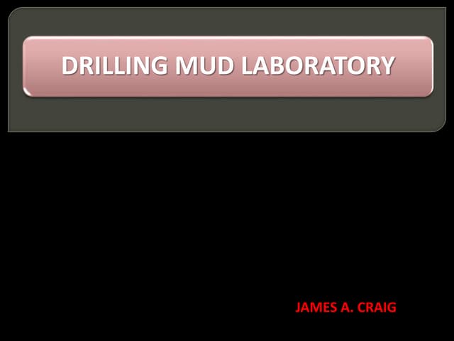 Presentation 5 drilling mud | PDF
