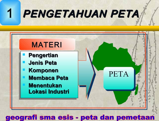PPT DASAR-DASAR PEMETAAN PETA KELAS X FASE E.pptx