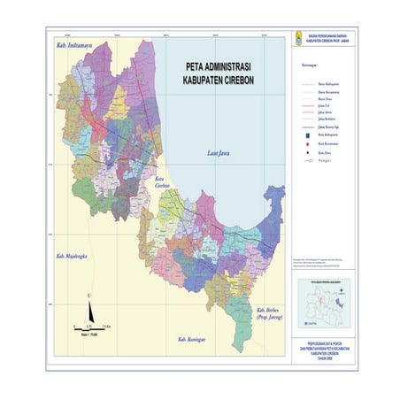 PETA ADMINISTRASI KABUPATEN CIREBON | PDF