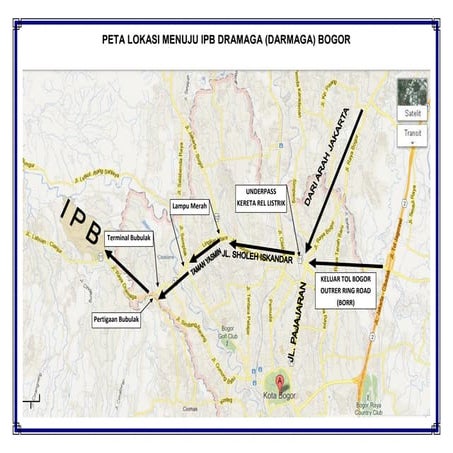 Peta ipb | PDF