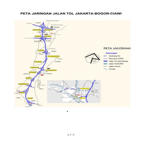 Jagorawi Highway Maps | PDF