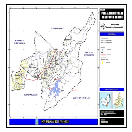 Peta kab banjar kalsel | PDF
