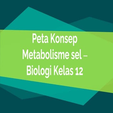 Peta Konsep Metabolisme Sel biologi kelas xii.pptx
