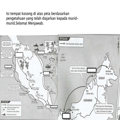 Peta melabel tanah melayu | PPTX