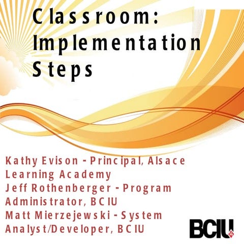 iPads in the Classroom: Implementation Steps | PPT