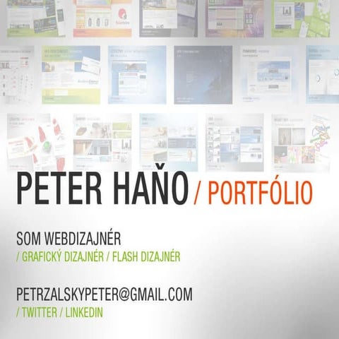 Peter Hano - portfolio | PPT