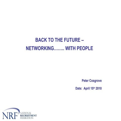 The Ten Commandments of Networking | PPTX