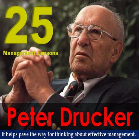 Peter drucker | PPTX
