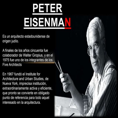 Peter eisenman | PPTX