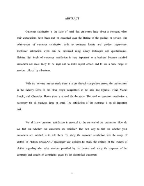 Customer focus ,types and customers perceptions | PPT