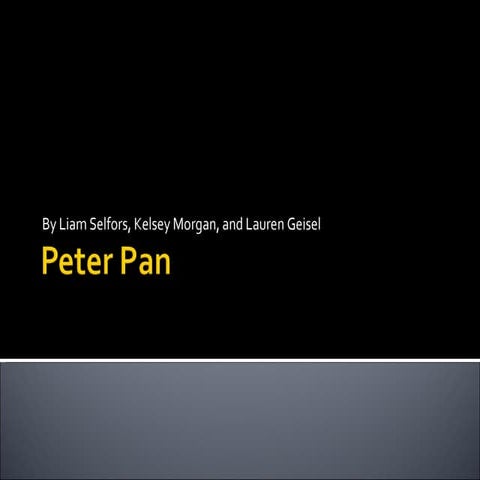 Peter pan | PPT
