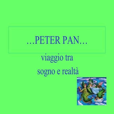 Peter Pan…Presentazione.Giulia E Lucia | PPT