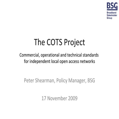 Peter Shearman NextGen 09 | PPT | Business | Business and Finance