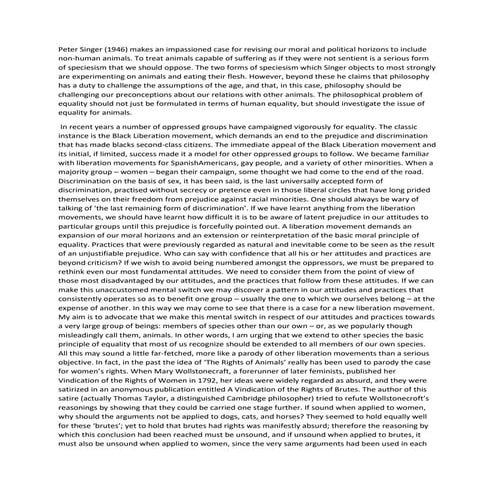 ALL ANIMALS ARE EQUAL | PDF