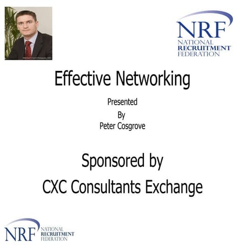 Effective Networking | PPT