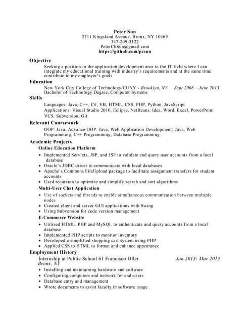 Kavan Ferguson Resume - Fall 2016 | PDF