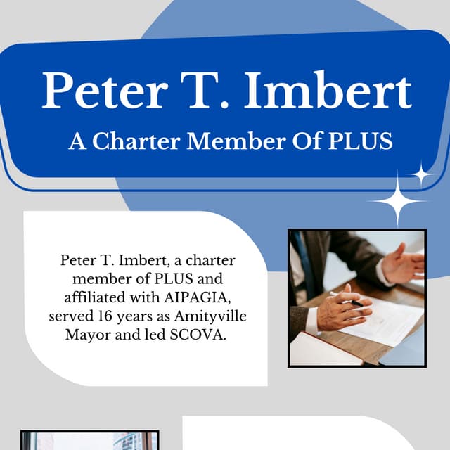 Peter T. Imbert - A Charter Member Of PLUS | PDF