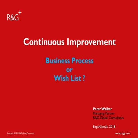 ExpoGestão 2018 Palestra Peter Walker | PDF | Computer Software and Applications | Computing