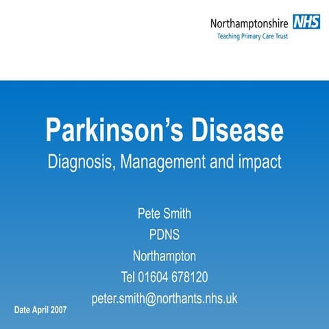 Pete Smith Pd Management April2007 | PPT